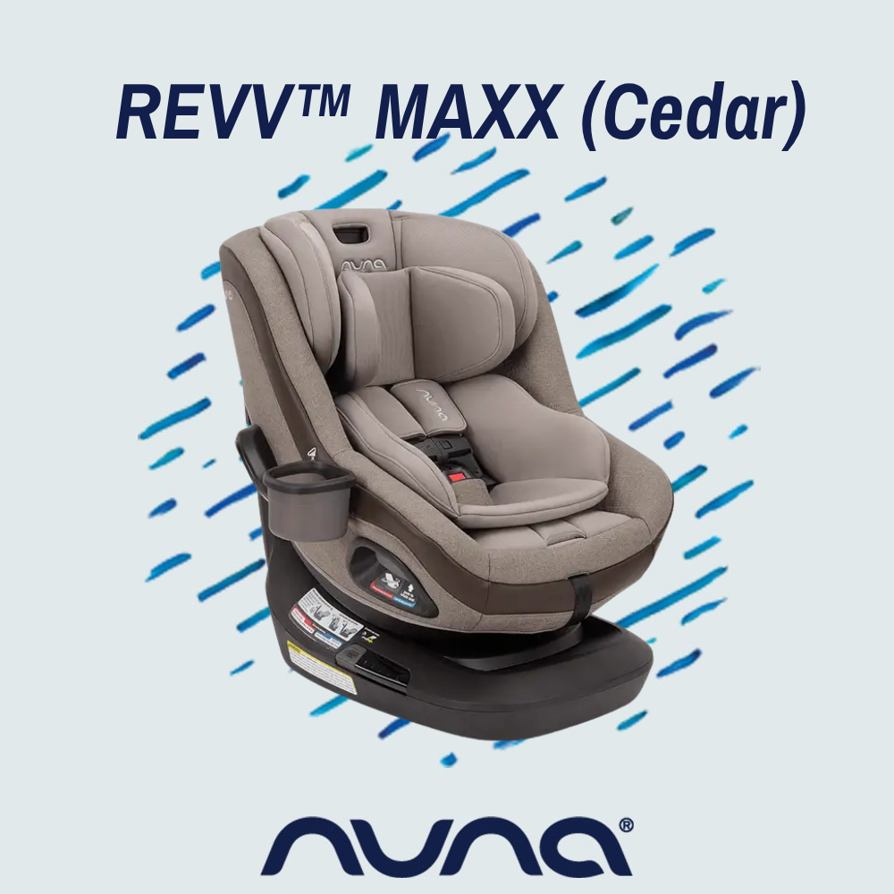 Nuna Revv™ Maxx Cedar Rotating Convertible Car Seat with Cup Holder, S ...