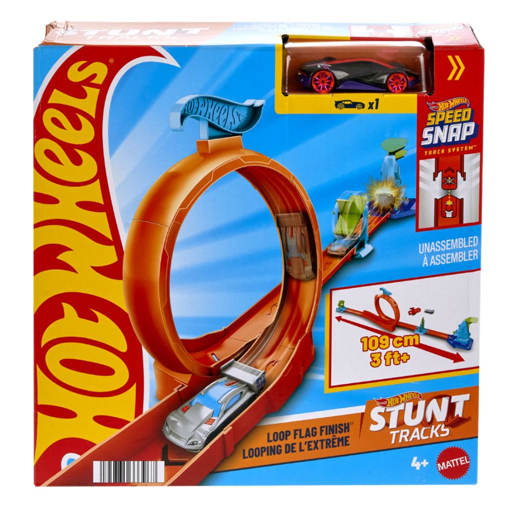 Hot Wheels Stunt Tracks - Loop Flag Finish – KidsCompanyPH