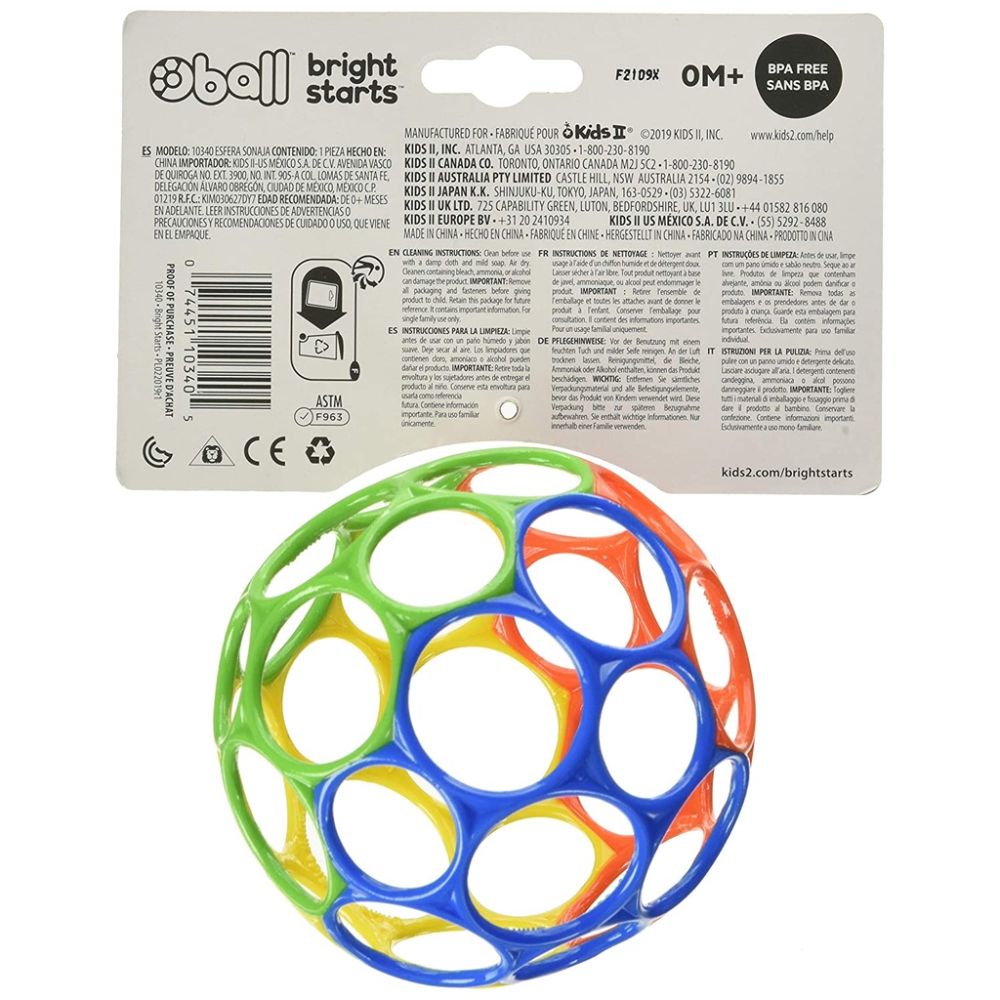 Oball Classic Easy-Grasp RBYG – KidsCompanyPH