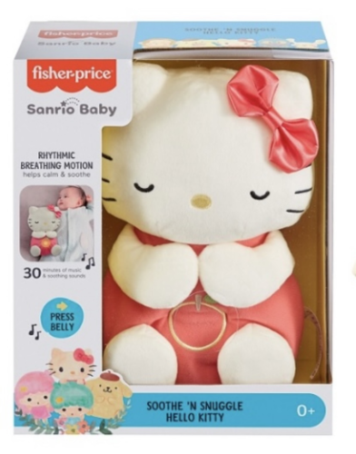 Fisher-Price Soothe N' Snuggle Hello Kitty, Baby Toys for Ages 0 Month ...