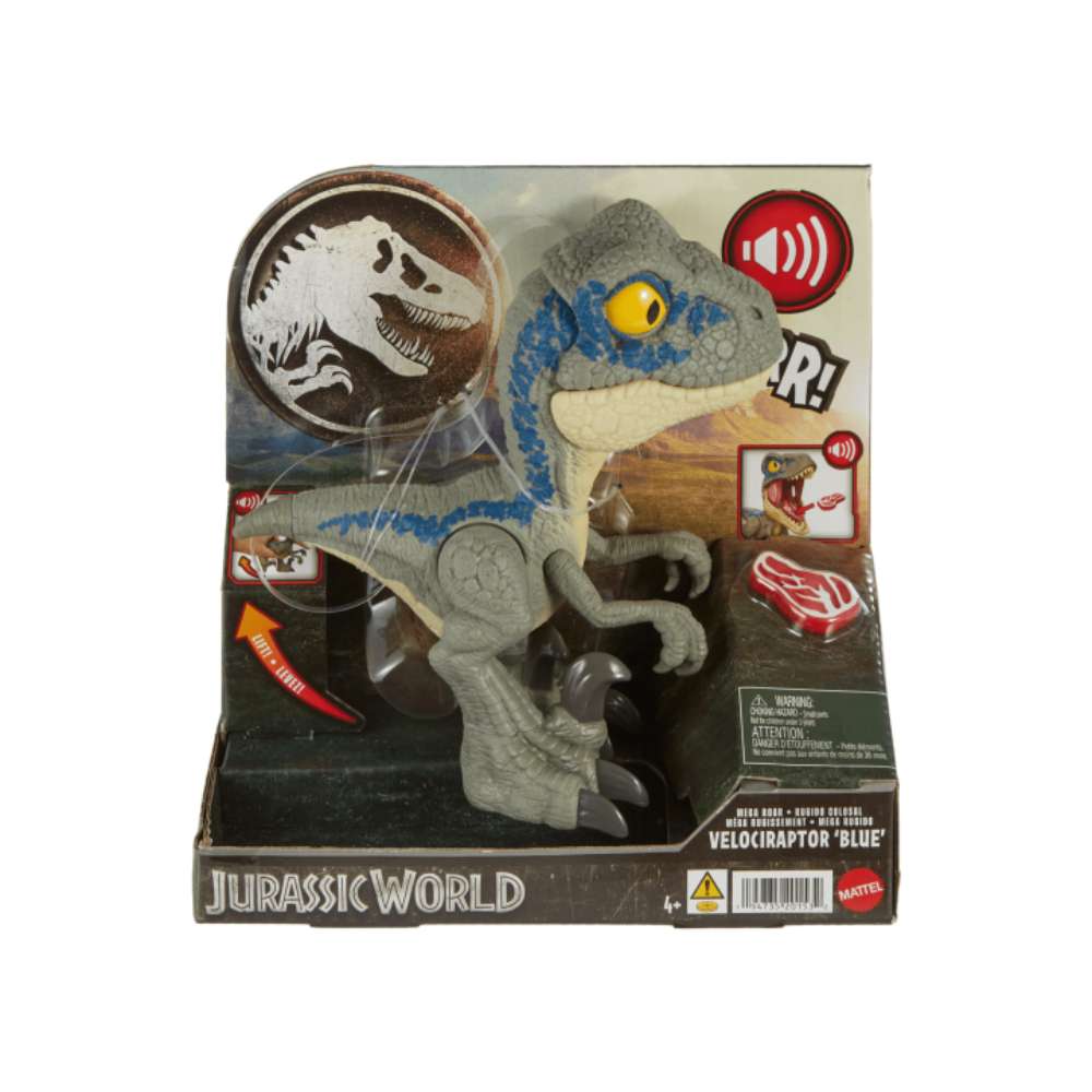 Jurassic World Mega Roar Blue Velociraptor – KidsCompanyPH