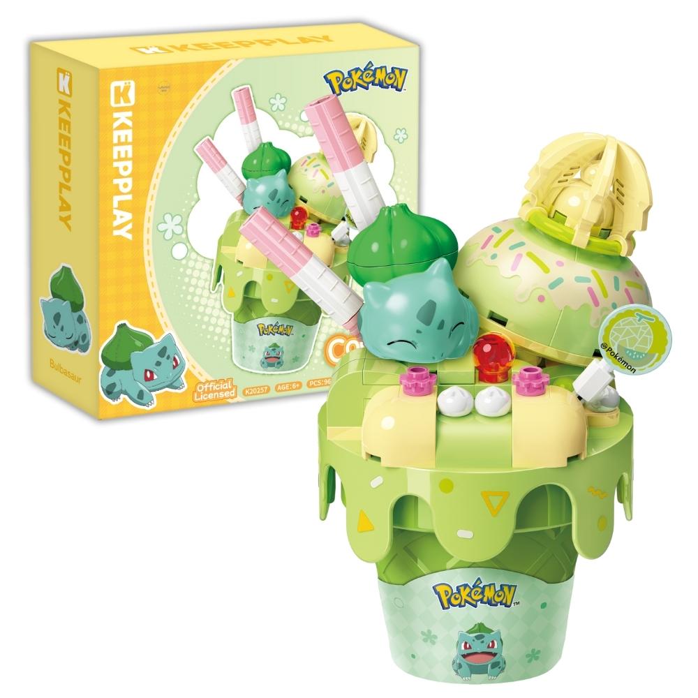 Keepplay Pokemon Ice Cream Cone Series Bulbasaur Cone Building Blocks ...