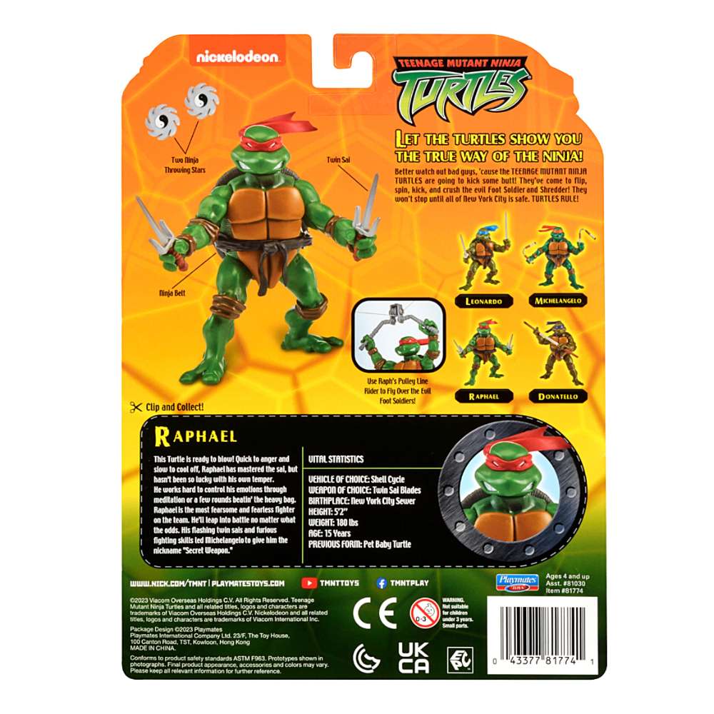 Teenage Mutant Ninja Turtles Classic Raphael – KidsCompanyPH